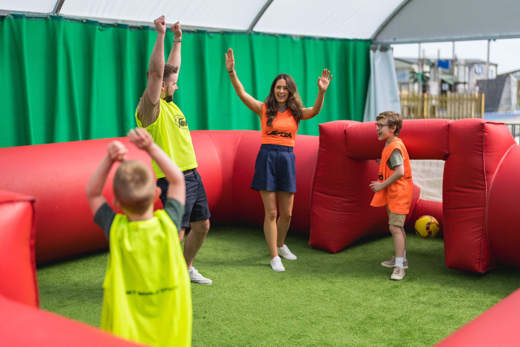 Let The Kids Enjoy Panna Soccer At Hemsby Beach Holiday Park
