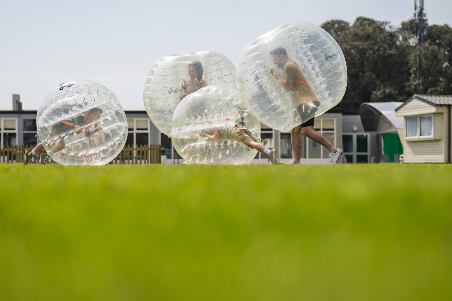Book In For Body Zorbing While At Hemsby Beach Holiday Park