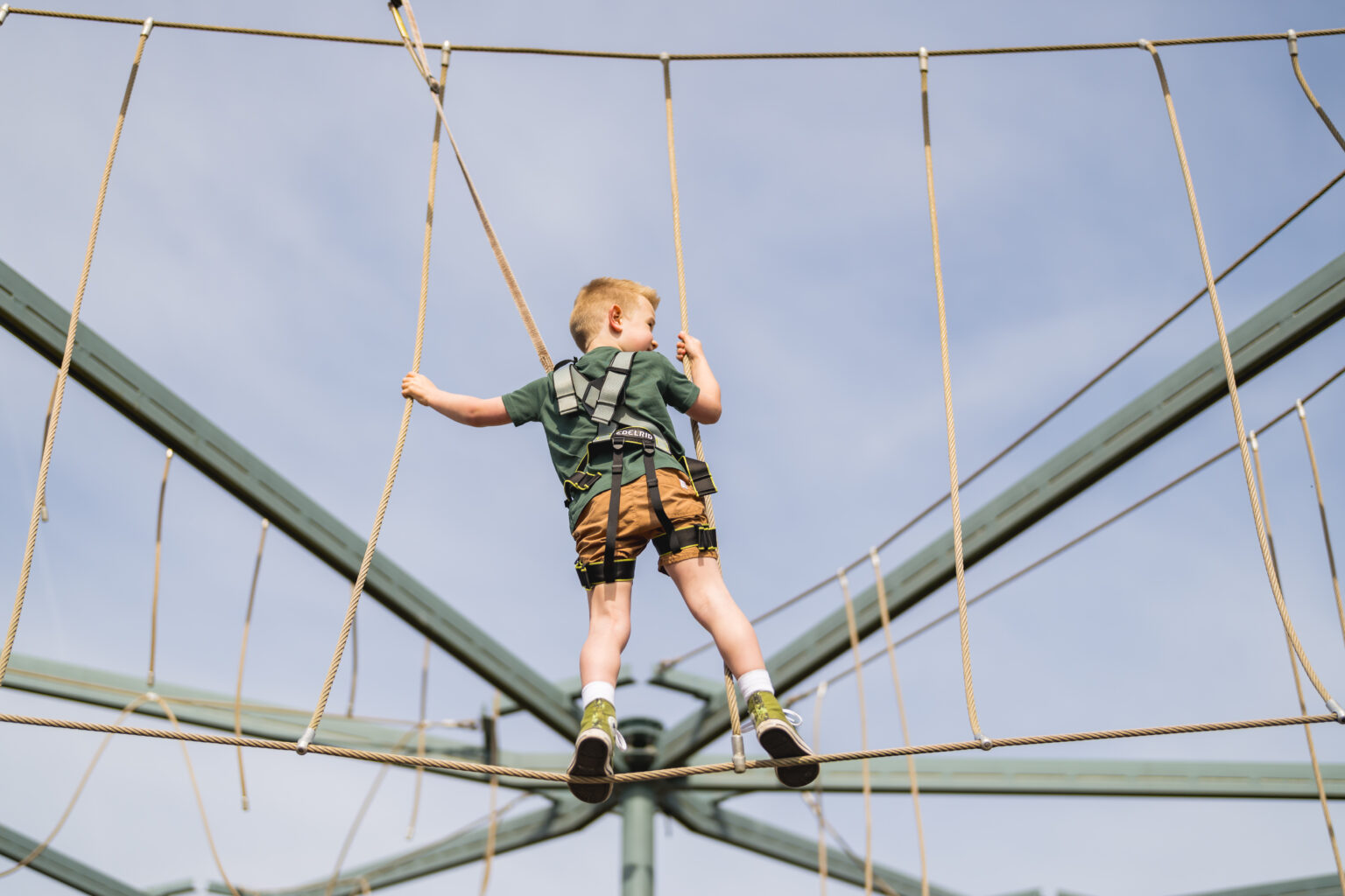 Take On The High Ropes & Climb The Crow's Nest