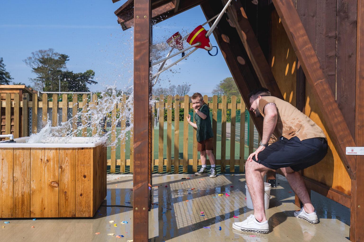 Water Wars Splash Attraction - Hemsby Beach Holiday Park