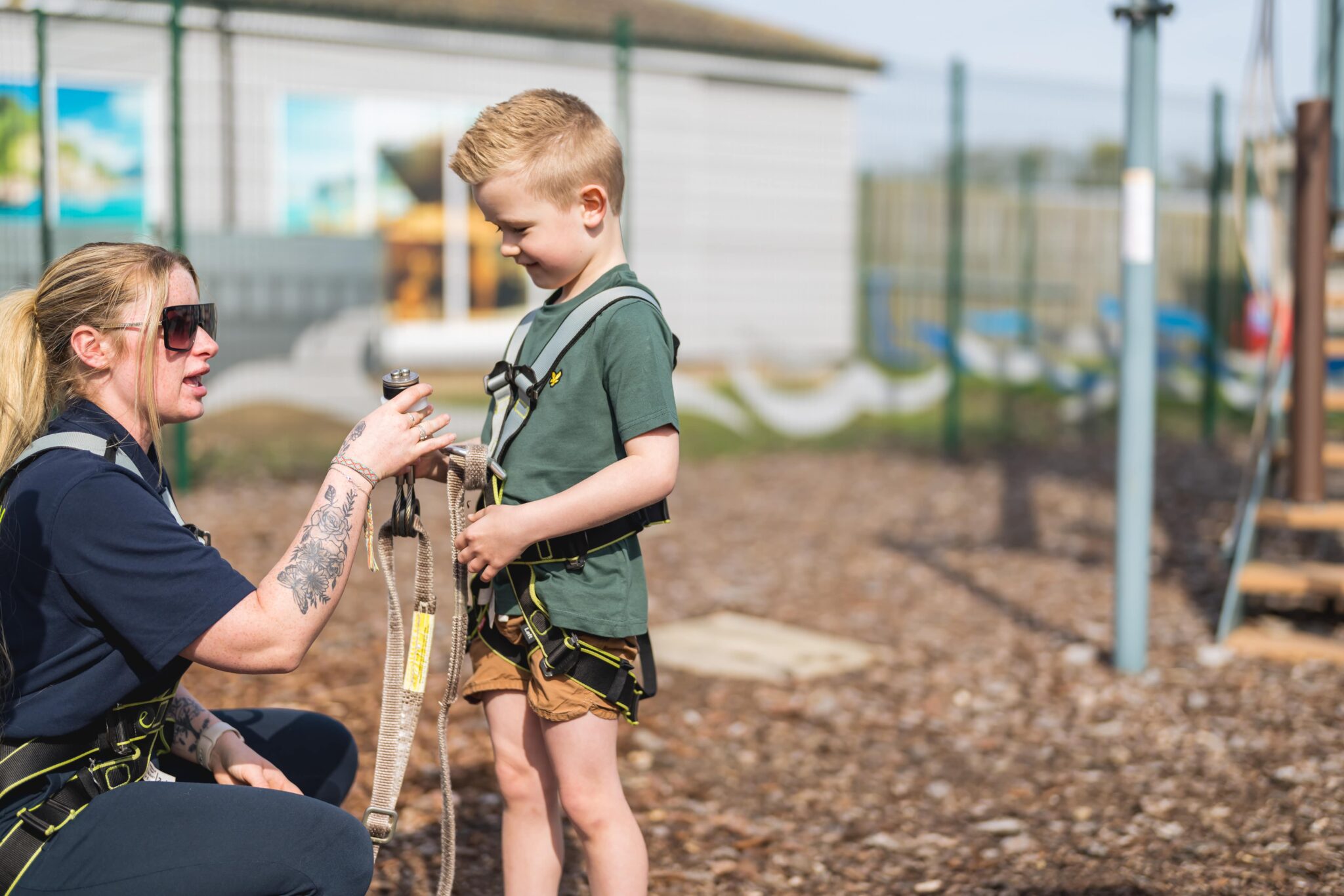 Challenge yourself on our high ropes experience – The Crow’s Nest