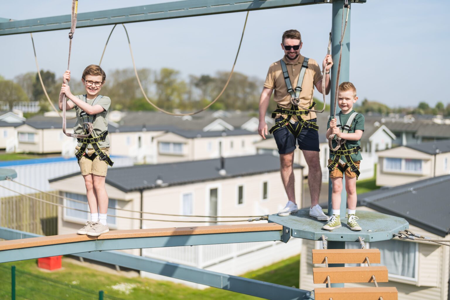 Challenge yourself on our high ropes experience – The Crow’s Nest