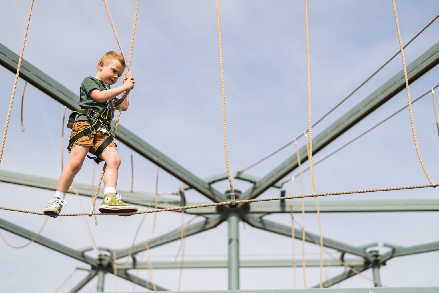 Challenge yourself on our high ropes experience – The Crow’s Nest